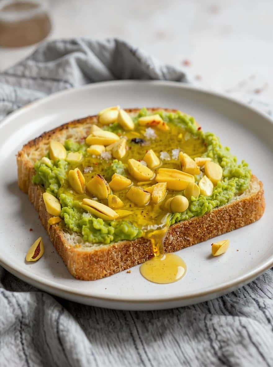 Pistachio Honey Avocado Toast (Simple & Delicious)