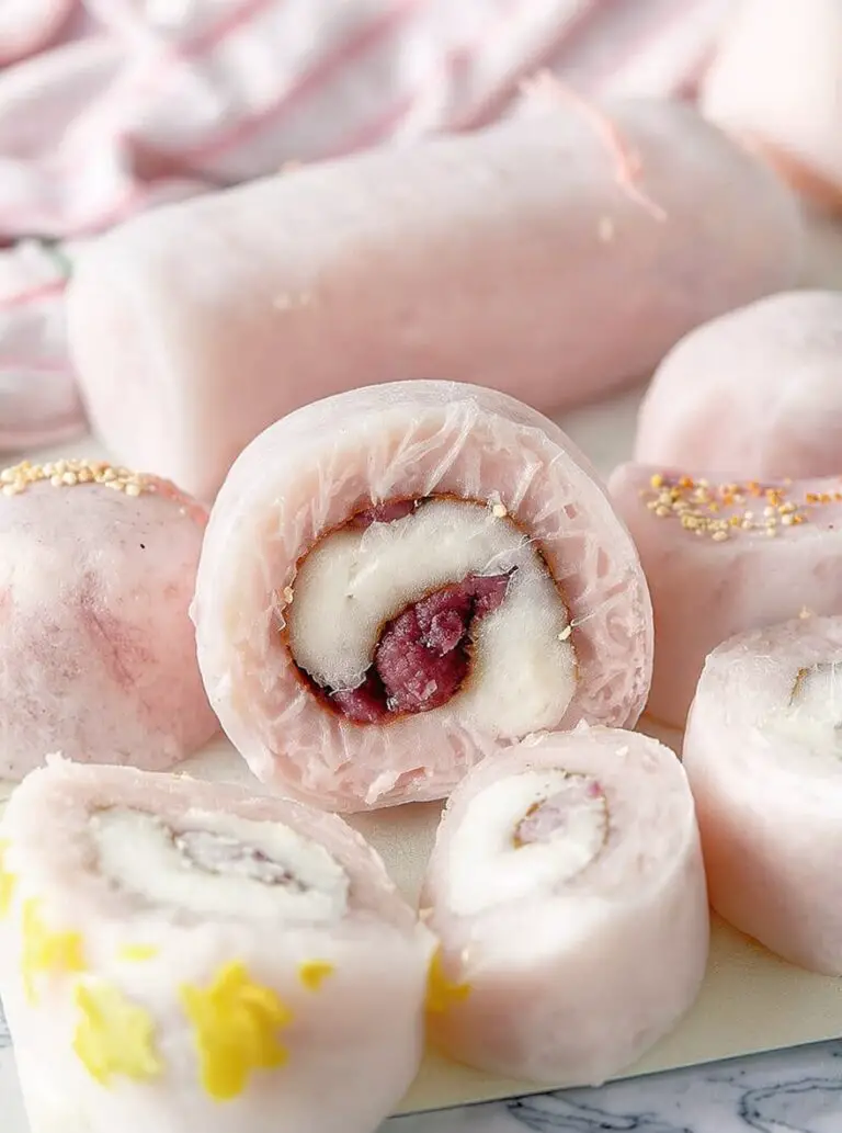 Sakura Mochi Rolls