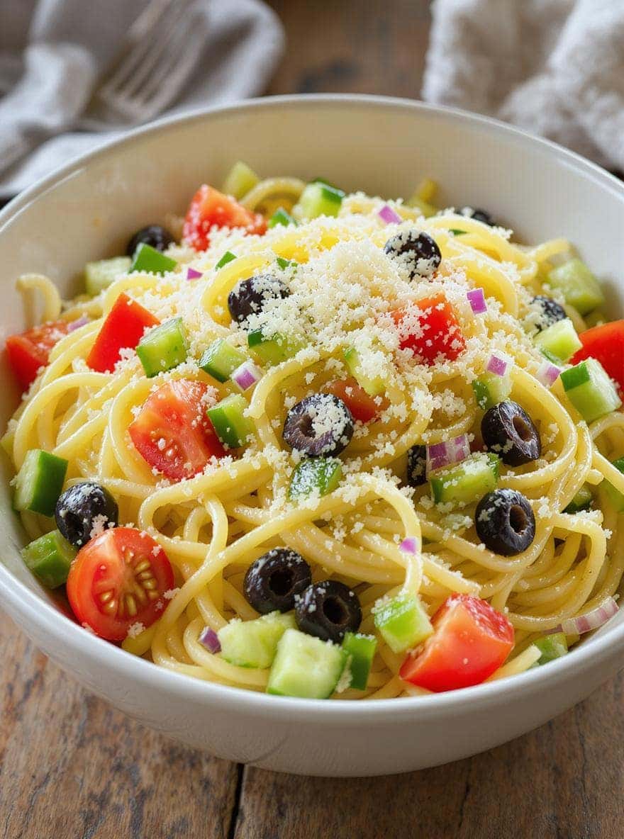Spaghetti Salad Recipe (Beautiful & Easy)