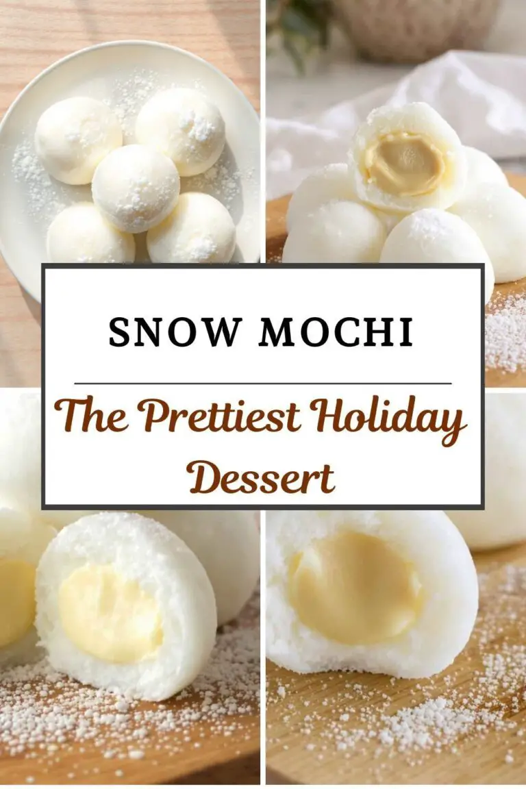 Snow Mochi Recipe (Soft & Chewy)