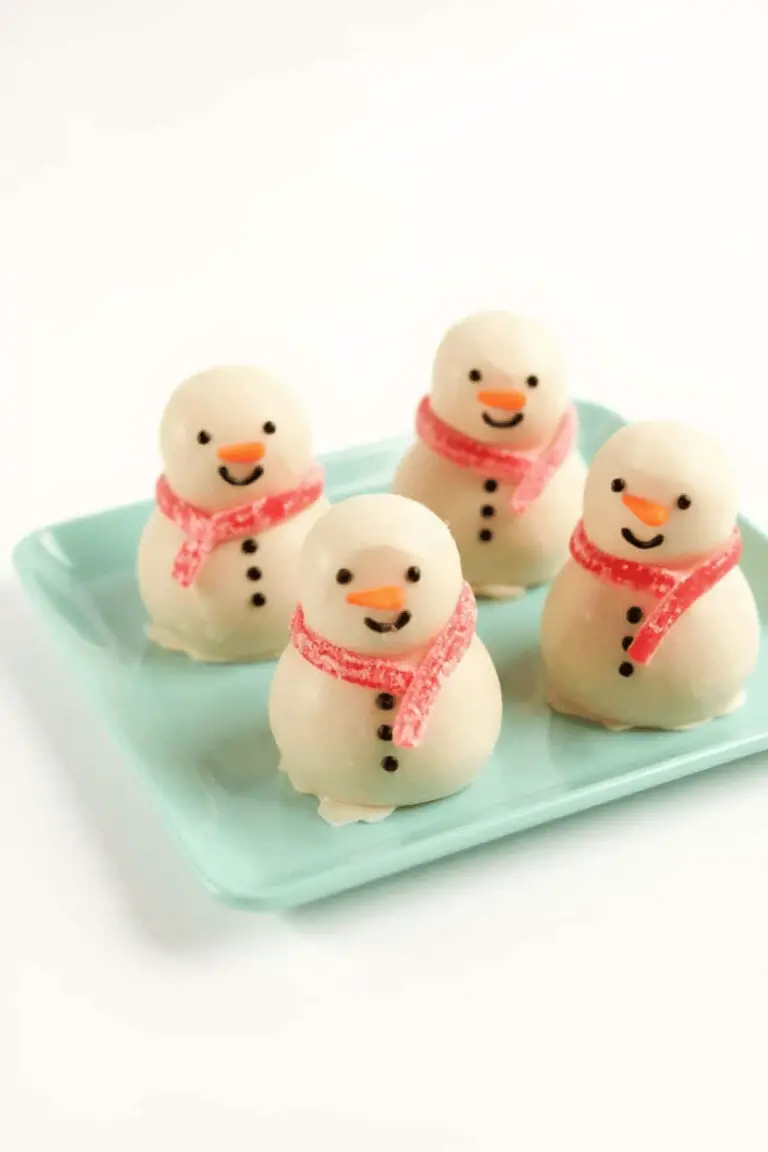 No-Bake Snowman Truffles Recipe